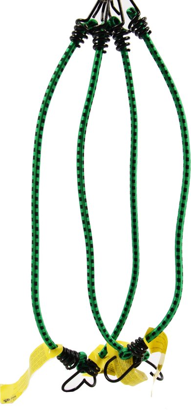 Snelbinders met haak - 45cm - Snelbinder/Bagagespin Groen - Handige ...