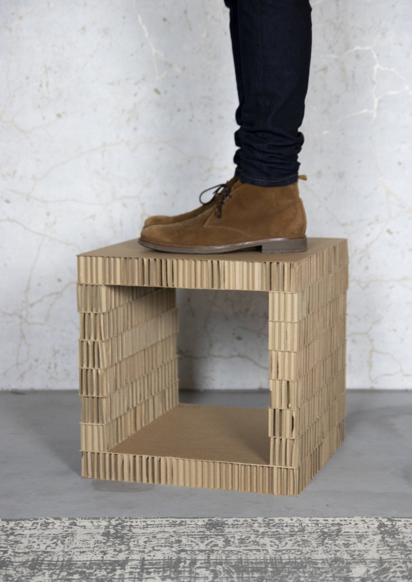 New york kast - Kartonnen Open Vakkenkast van Honingraat - 175x38x135 ...