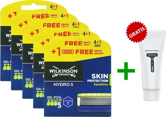 Wilkinson Sword - Hydro 5 - Skin Protection - Sensitive - Scheermesjes ...