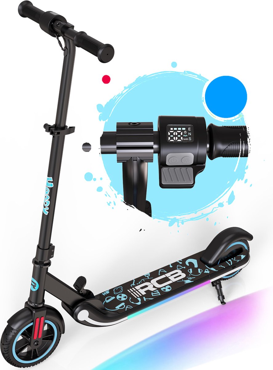 RCB Elektrische step kinderen - Verlichting - 16 km/u - max 50 kg ...