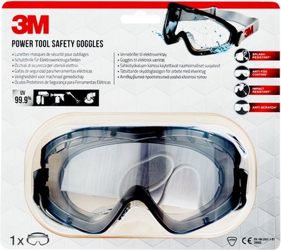 3M™ GoggleGear™-ruimzichtbril Serie 2890 | bol