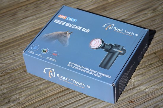 Equi-Tech Hot & Cold massage gun Zwart paard | bol