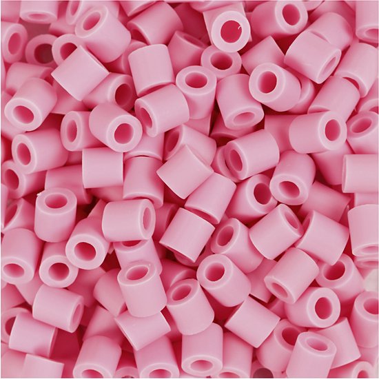 BioBeads van NABBI, afm 5x5 mm, gatgrootte 2.5 mm, medium, roze, 3000 ...