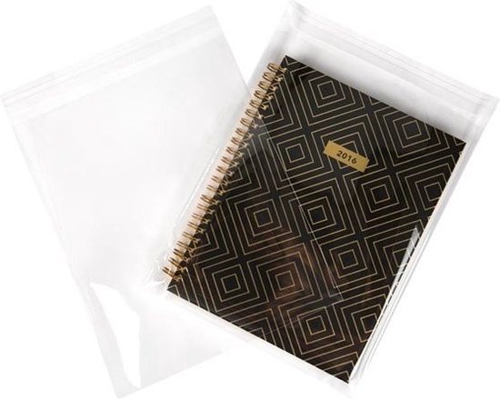 Plastic Zakken 19x23,5cm Transparant en Hersluitbaar (100 stuks ...