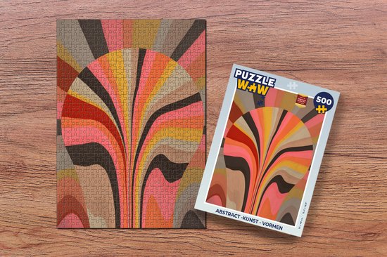 Puzzel Abstract -Kunst - Vormen - Legpuzzel - Puzzel 500 stukjes | bol