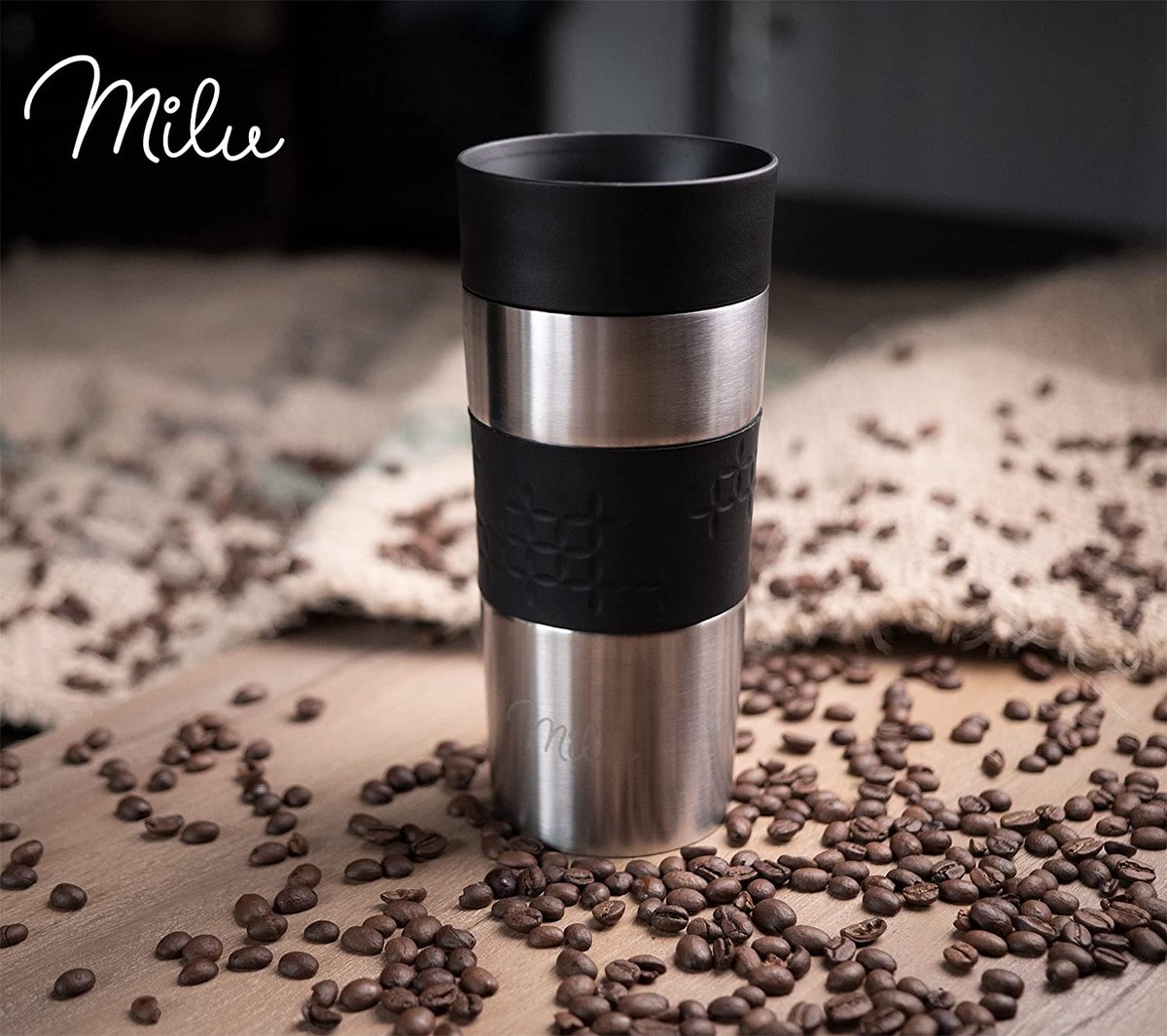 Thermo Mug 350 ml & 450 ml - Mug à café isotherme à emporter avec soi, 100% étanche,... | bol.com