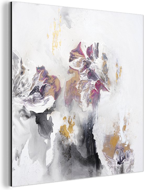 Wanddecoratie Metaal - Aluminium Schilderij Industrieel - Verf ...