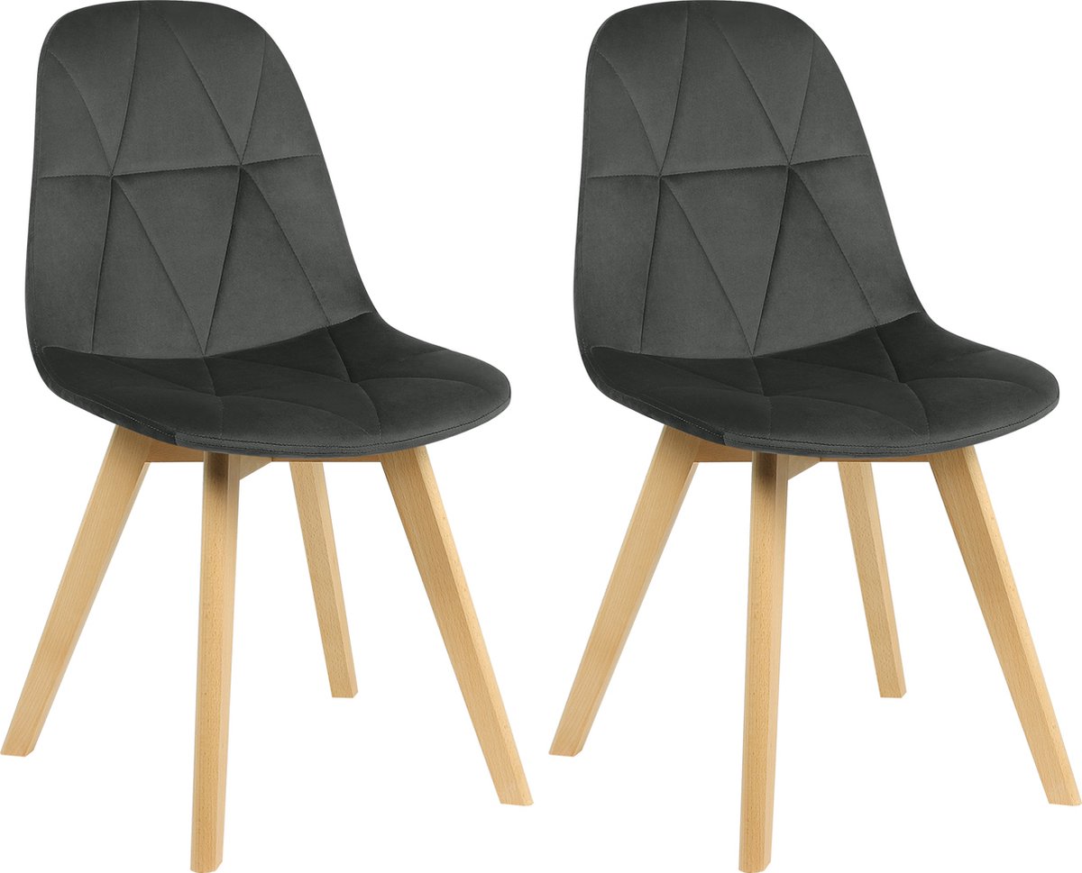 Set van 2 Stoelen - Luxe Eetkamerstoel - Eetkamerstoelen - 2 stoelen ...