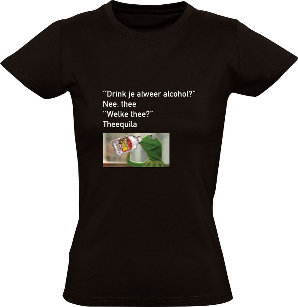 Theequila Dames T-shirt - alcohol - tequila - thee - grappig - humor ...
