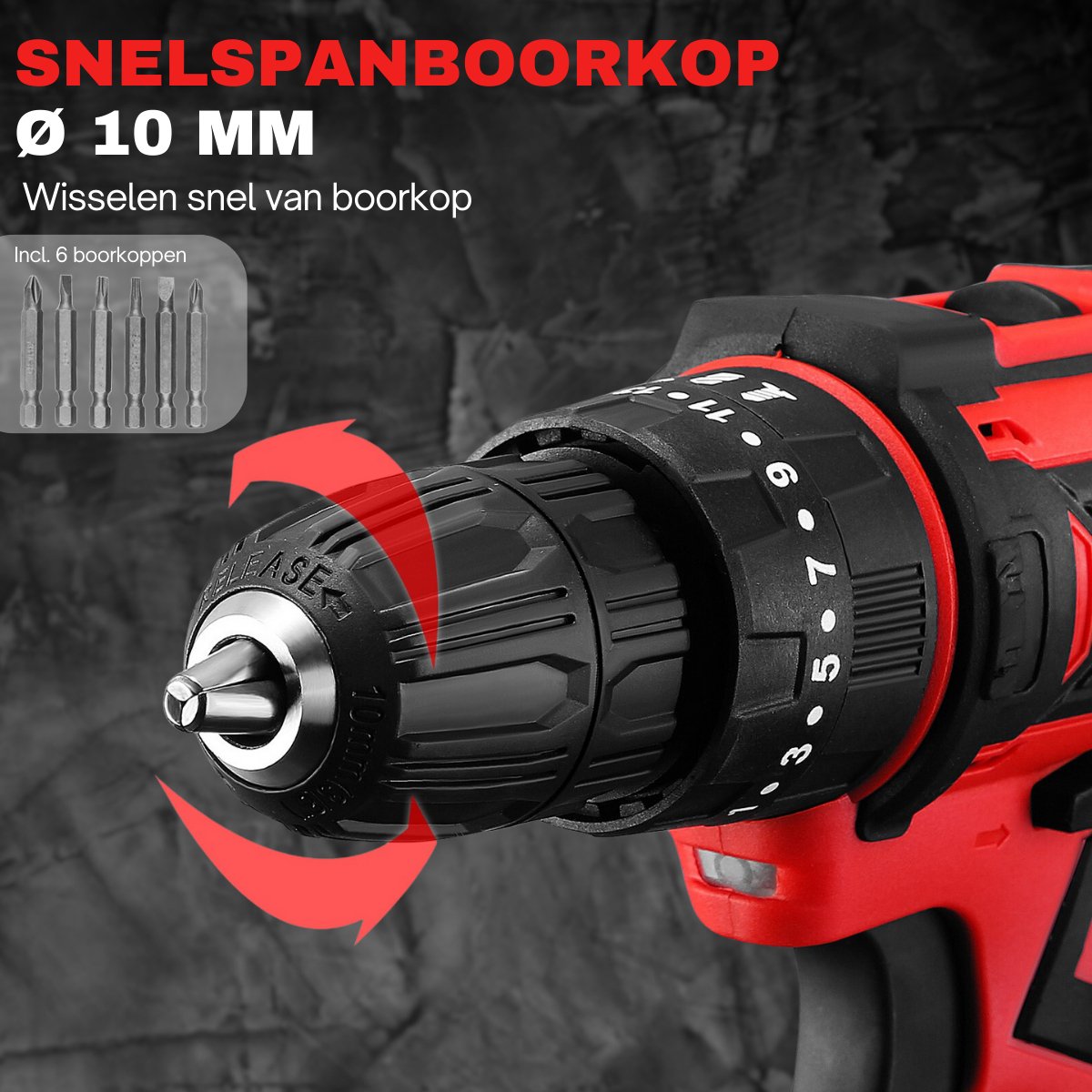 VERTREX Accu Schroefboormachine 18V - Accuboormachines ...