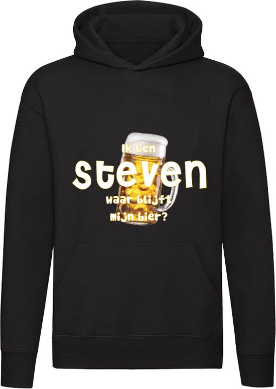 Ik ben Steven, waar blijft mijn bier Hoodie - cafe - kroeg - feest ...