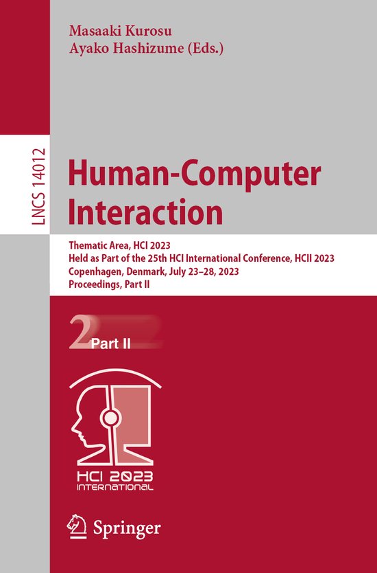 Lecture Notes in Computer Science- Human-Computer Interaction ...