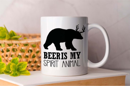 Mok Beer Is My Spirit Animal - Beer - Party - Dads - Man - Feest ...