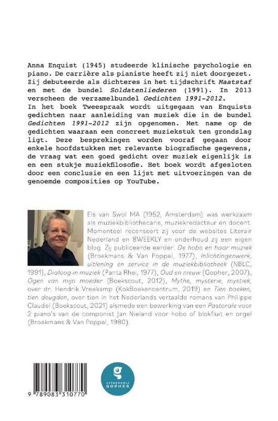 Tweespraak, Els van Swol | 9789083310770 | Boeken | bol