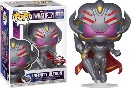 Funko Pop! Marvel: What If - Infinity Ultron with Weapon Exclusive ...
