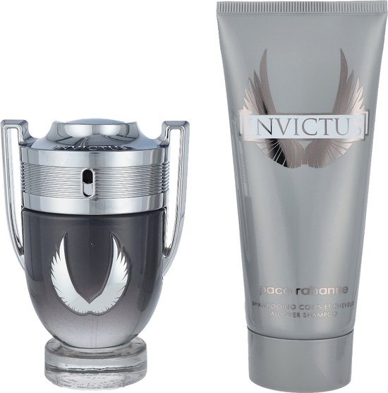 Paco Rabanne Invictus Platinum Giftset - 50 ml eau de parfum spray + 100 ml showergel... | bol