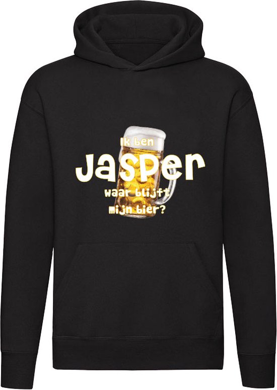 Ik ben Jasper, waar blijft mijn bier Hoodie - cafe - kroeg - feest ...