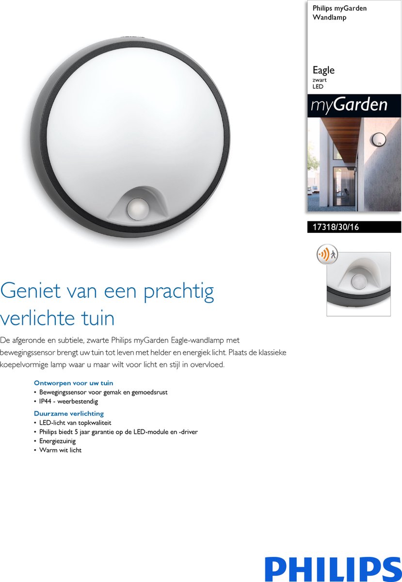 Philips Led Muurlamp Rond | bol.com