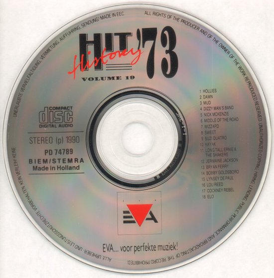 Hit History 73 (Volume 19), various artists | CD (album) | Muziek | bol