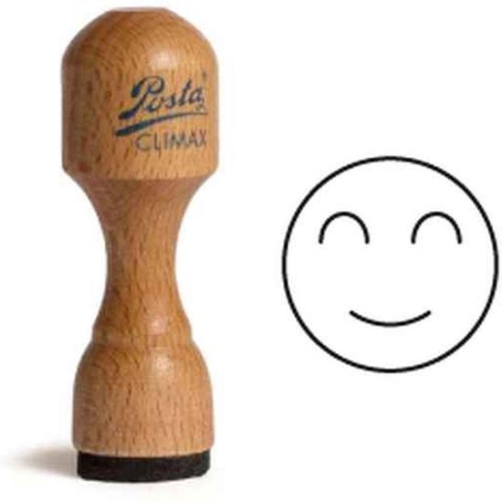 POSTA Prêt à stamper | Smiley-stempel | 18MM | bescheiden glimlach1 | bol