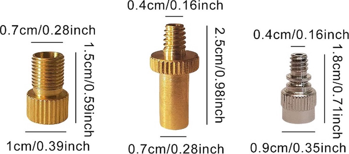 Fiets Ventiel adapters set 15 stuks -Verloopnippels -Tire Inflator ...