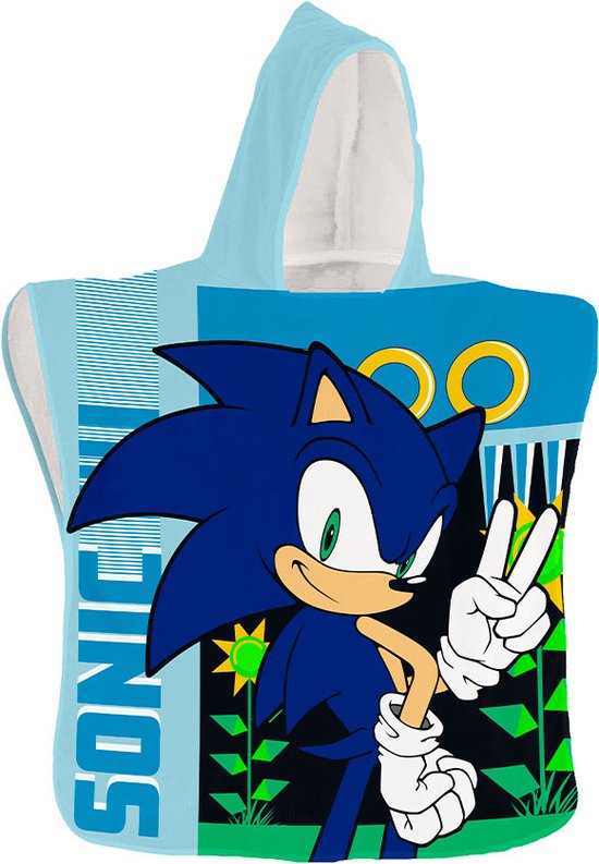 Sonic Poncho, Peace - 50 x 100 cm - Polyester | bol