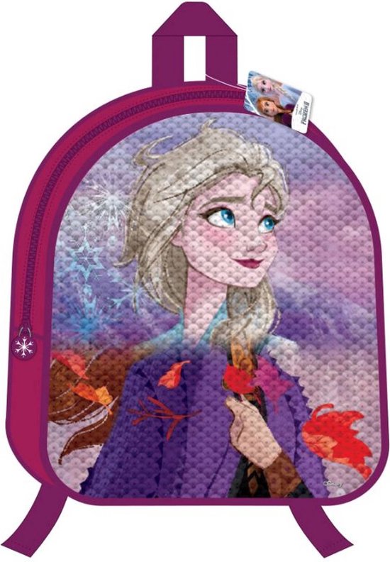 Frozen Elsa & Anna Rugzak Rugtas pailletten - 8.5 liter | bol.com