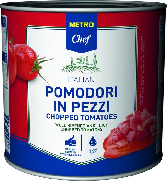 METRO Chef Tomatenblokjes 2550 g | bol