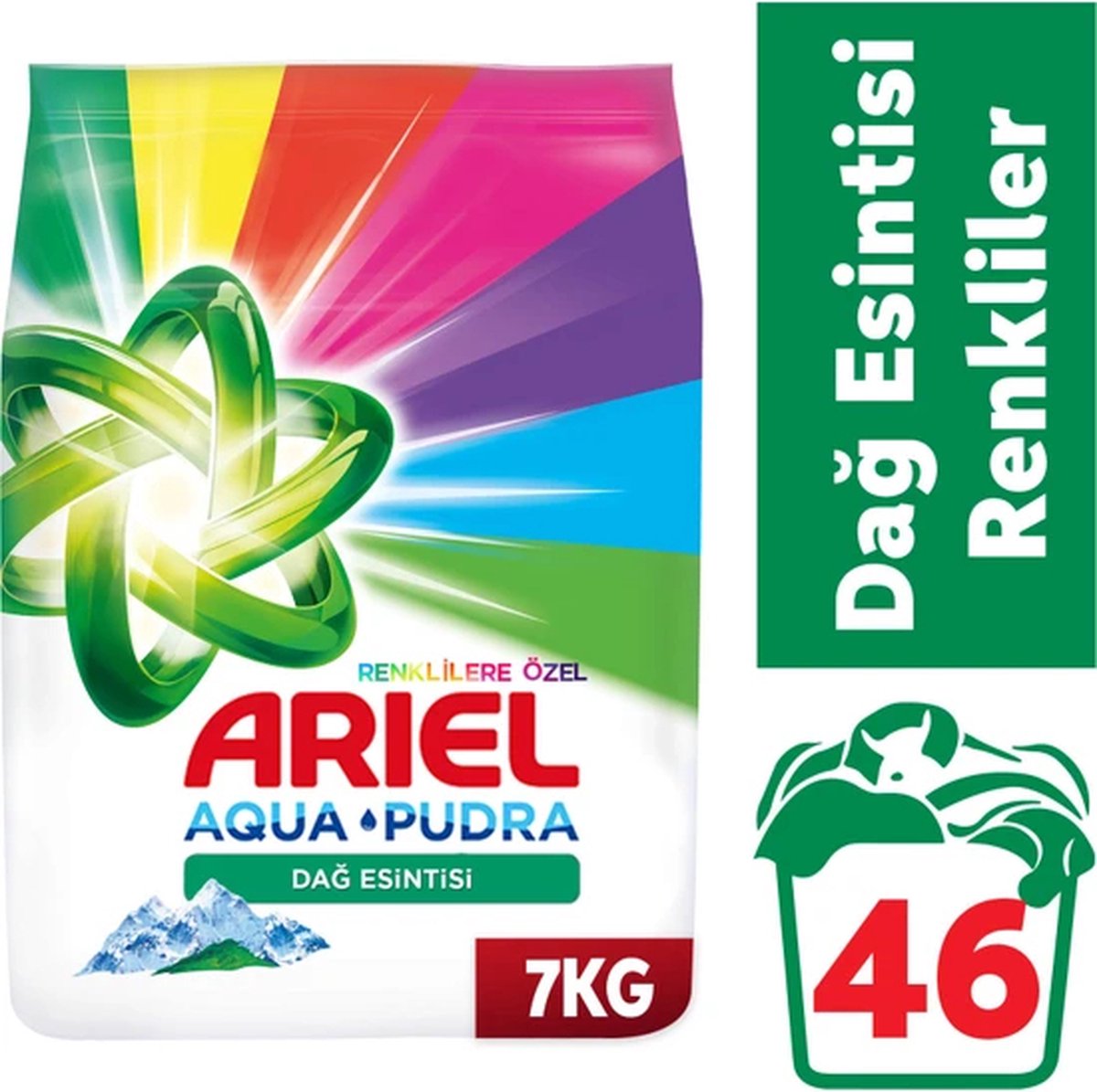 Ariel Aqua Pudra | Color Waspoeder | Voordeelverpakking | 7 KG - 46 ...
