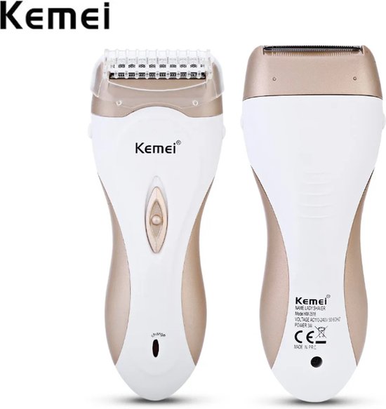 Kemei Epileerapparaat dames - Champagne / Roze - Epileerapparaat dames ...