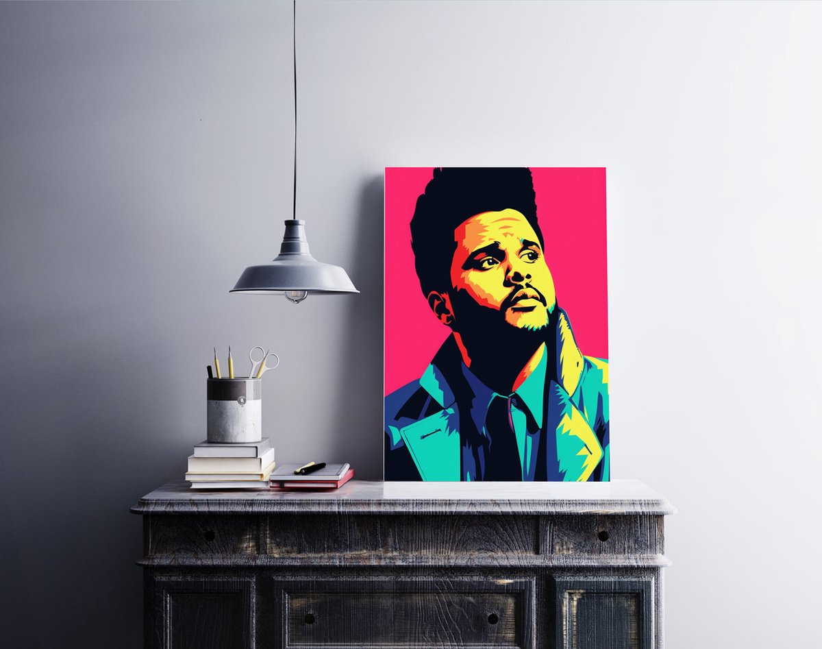 The Weeknd Poster | Pop Art | The Weekend | Poster The Weeknd | Zanger ...