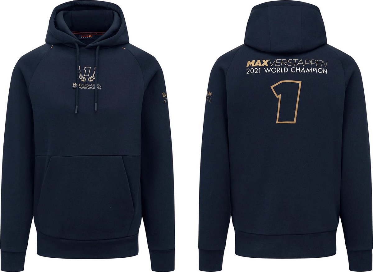 Max Verstappen Tribute Hoodie - Wereldkampioen hoody- Red Bull Racing ...