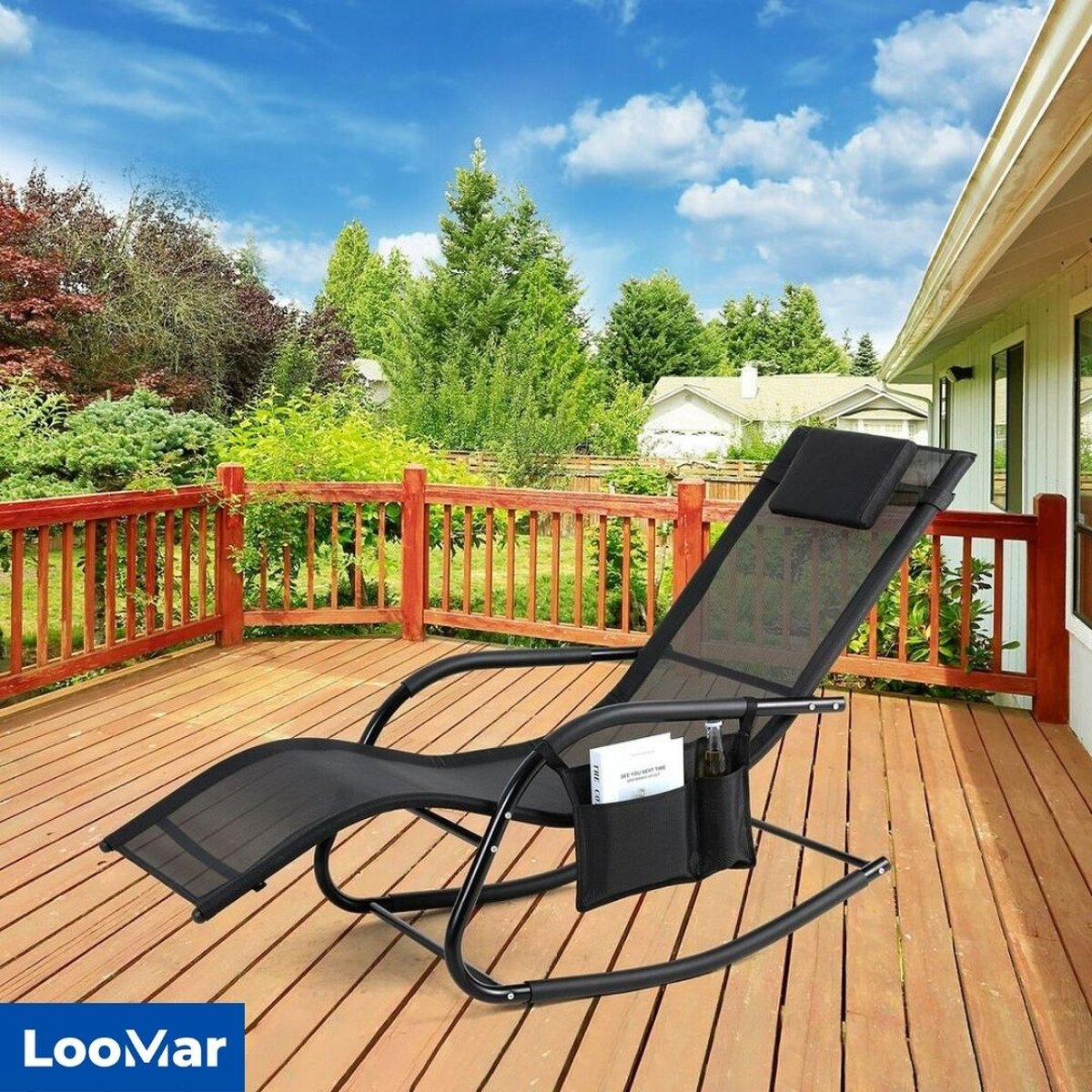LooMar Ligstoel - Tuin - Buiten - Tuinstoel - Ligstoel - Schommelstoel ...