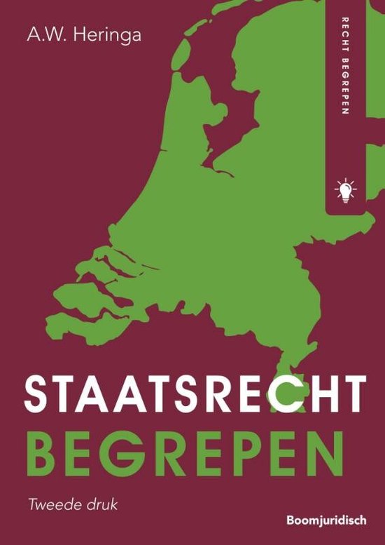 Recht begrepen - Staatsrecht begrepen | 9789462127647 | A.W. Heringa ...