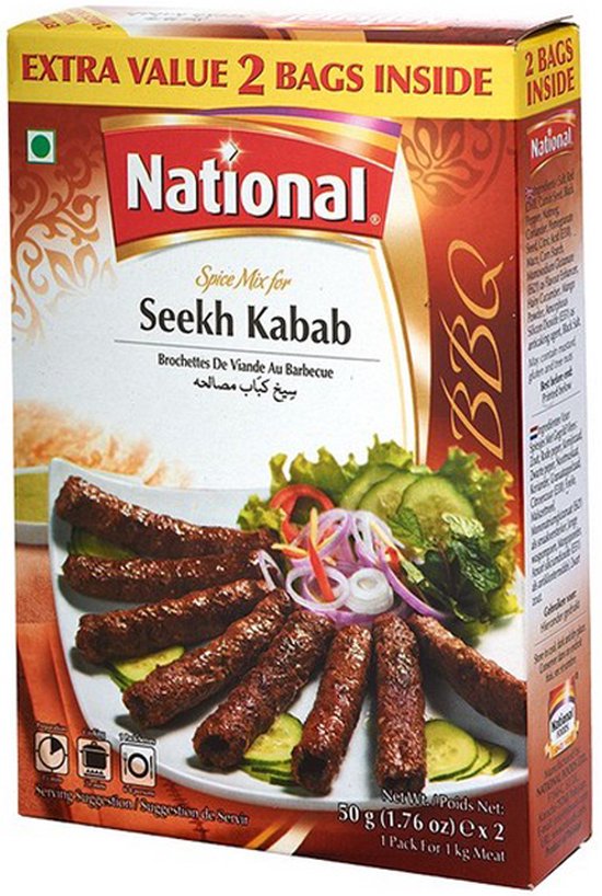 National Spice Mix For Seekh Kabab (92g) | bol