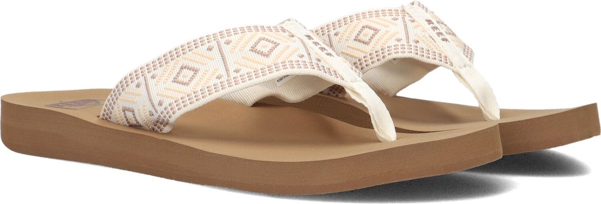 Reef Spring Woven Dames Slippers - White - Maat 41 | bol