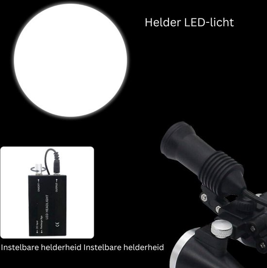 Vergrootglas Bril - Loepbril Multifunctioneel - Loepbril Met Led ...