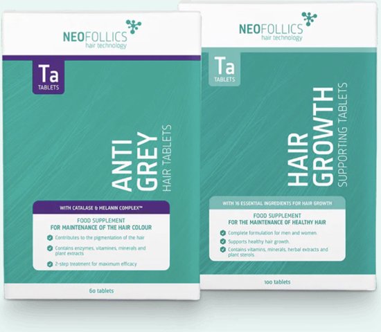 Neofollics Behandeling voor kleurrijk en gezond haar - Anti Grey 60st ...