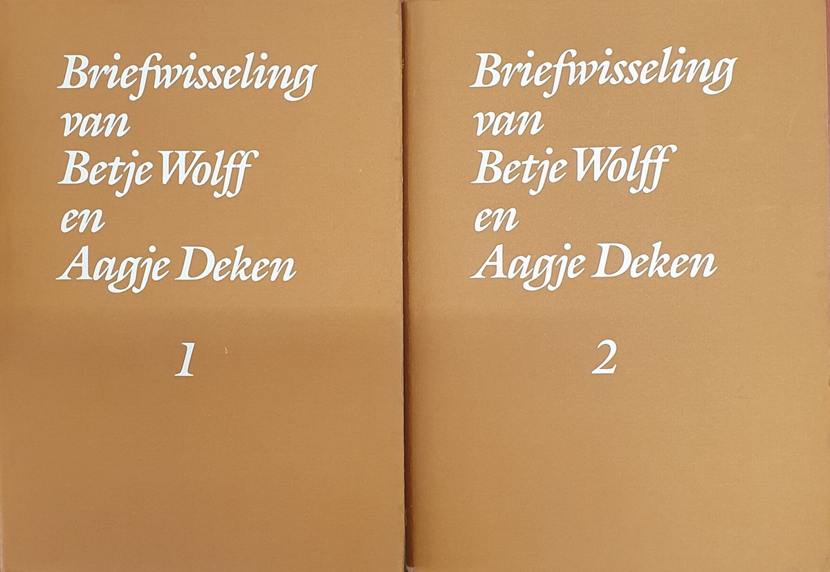 Briefwisseling Van Betje Wolff En Aagje Deken (2 Vols.) | 9789061941965 ...