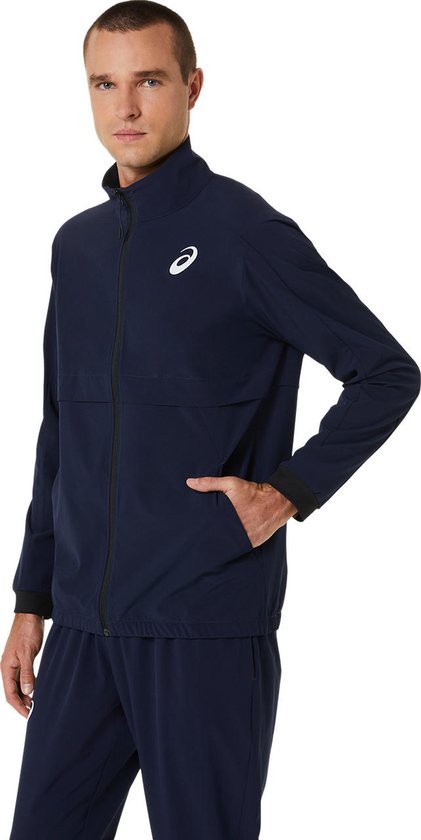 Asics Jacket Match Heren Midnight Blue | bol.com