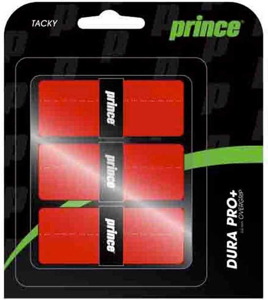 Prince DuraPro+ 3 St. Rood - Grip - Multi | bol