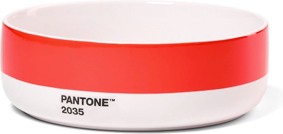 Copenhagen Design - Soepkom - Red 2035 - Porselein - Rood - | bol