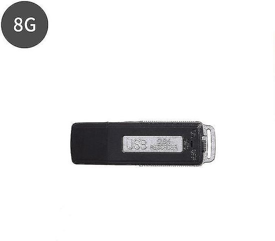 USB Voice Recorder - 8 GB - Oplaadbare Mini Recorder - 70 Uur Digitale ...
