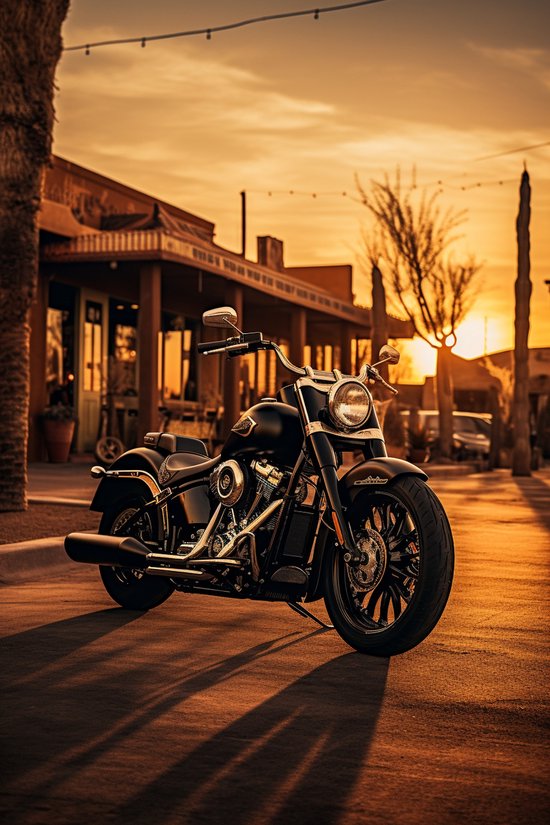 Motor Sunset Poster - Motor - Motor - Woondecoratie - posters - formaat ...