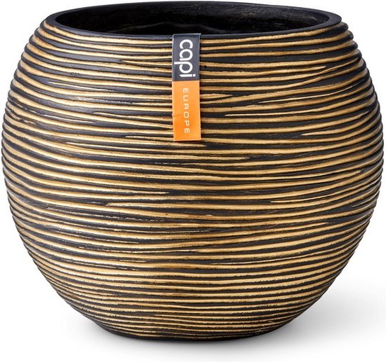 Capi Europe - Capi Europe - Vaas bol Rib Gold - 18x15 - Goud - Opening ...