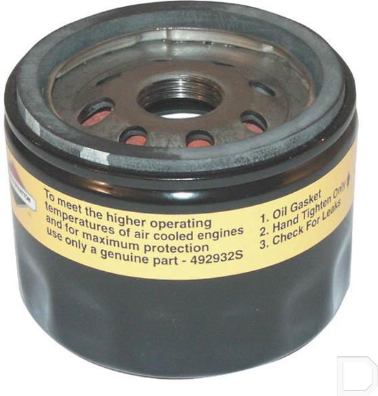 Briggs & Stratton 492932S oliefilter Ø 76mm buiten 3/4" 16UNF | bol