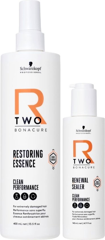 Schwarzkopf - R-Two Prepare + Renew Set - 400+145ml | bol