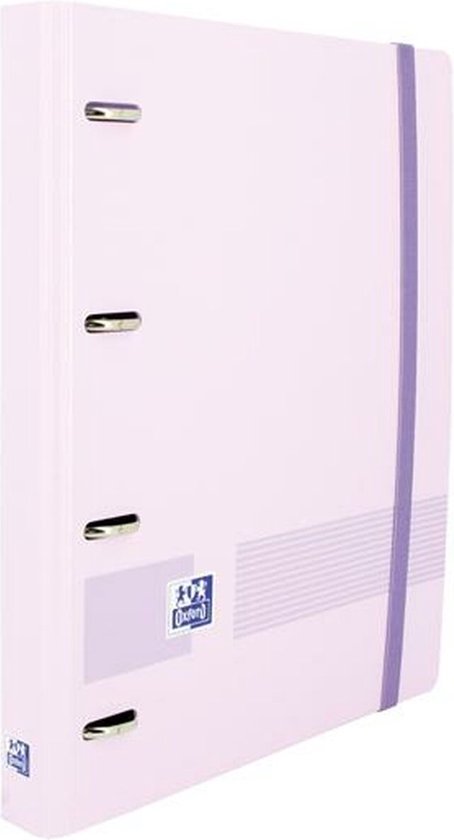 Ringmap Oxford Europeanbinder Polyfoam A4 Mauve | bol