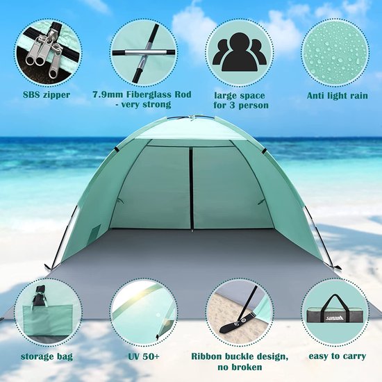 Luxe strandtent – Tent Strand – beach tent | bol