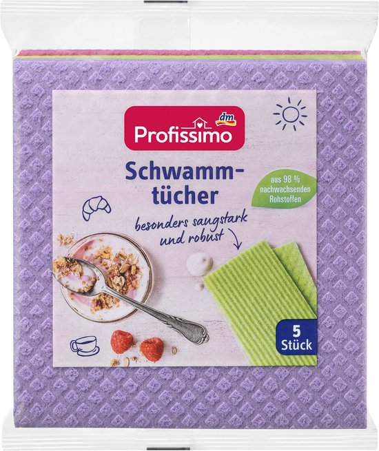 Profissimo Sponsdoekjes, 5 stuks | bol